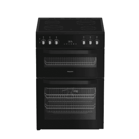 Buy HOTPOINT HTE6VDCB1 60cm Electric Twin Cavity Cooker with Multiflow ...