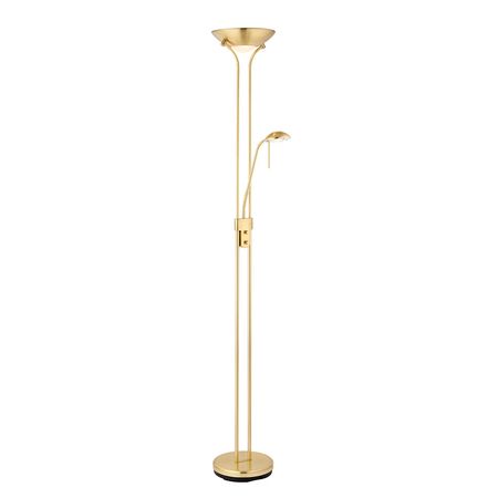 Buy ENDON ROME-SB Rome Satin Brass Mother & Child Task Floor from £84.99