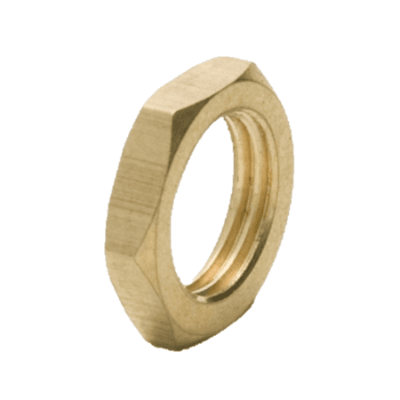 Buy Brass Hex Locking Nut 10mm 549-100 from £0.39