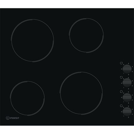 Buy INDESIT RI860C 60cm 4 Zone Ceramic Hob from £139.99