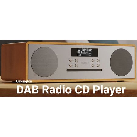 Buy Majority 75306 Oakington CD, DAB, Bluetooth Music System Oak from £ ...