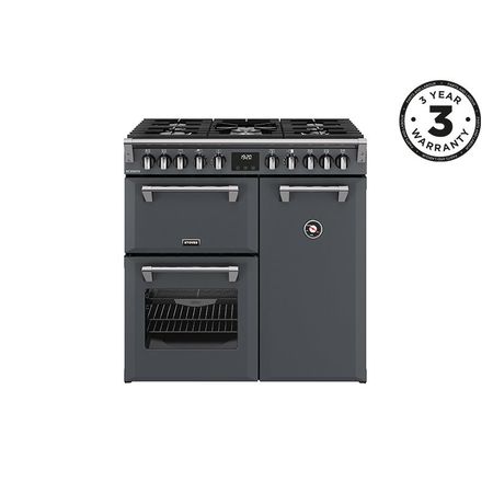 Buy STOVES 444411849 Richmond 90cm Dual Fuel Range Cooker - Anthracite ...