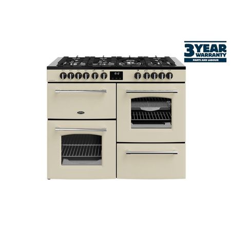 Buy BELLING 444411839 Farmhouse 110cm Dual Fuel Range - Cream from £ ...