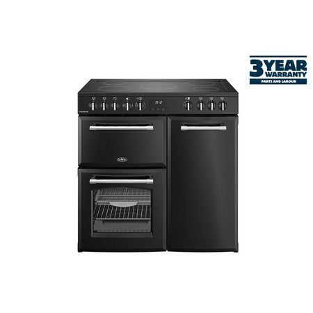 Buy BELLING 444411817 Farmhouse 90cm Electric Range Cooker - Black from ...