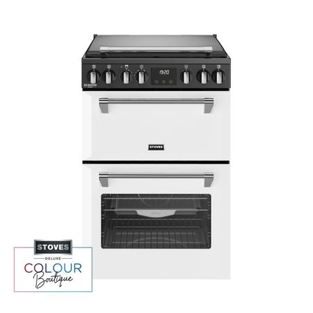 Buy STOVES 444411993 Richmond Deluxe 60cm Dual Fuel Cooker - Ice White ...