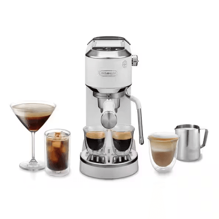 Buy DELONGHI DL0890 Dedica Duo Manual Espresso Machine - White from £229.99