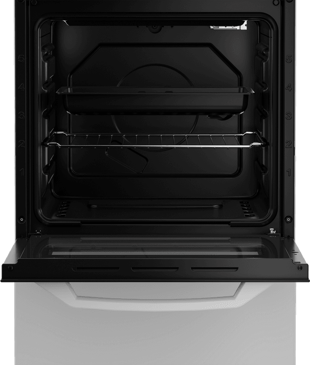 Buy Zenith 50cm Single Oven Gas Cooker with Gas Hob - White ZE501W from ...