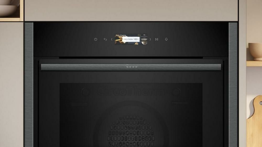 Buy Neff B54CR71G0B 60cm Slide and Hide Built In Electric Single Oven ...
