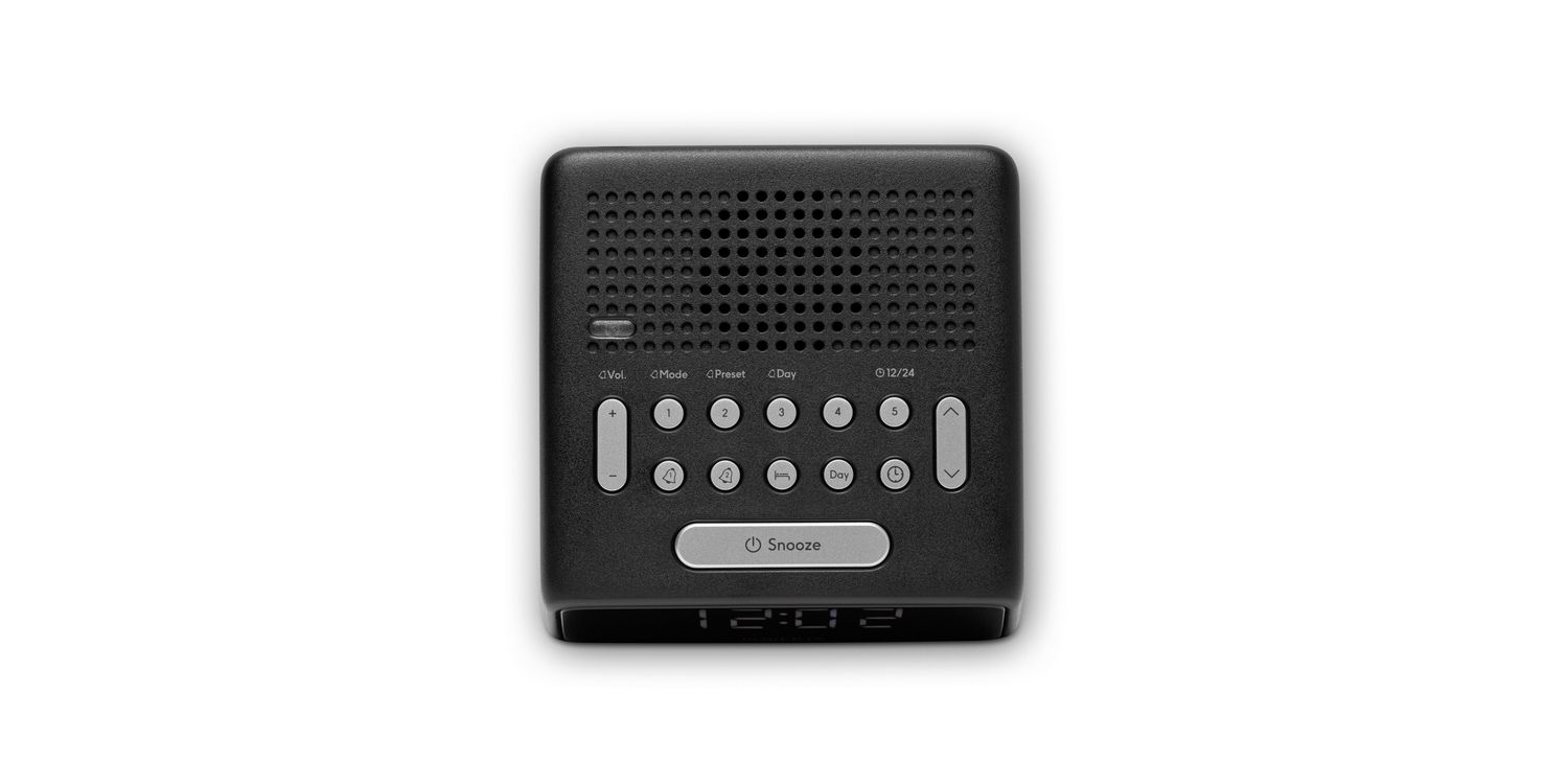 Buy ROBERTS OrtusFM AM/FM Analogue Alarm Clock Radio Black ORTUSFMBK ...