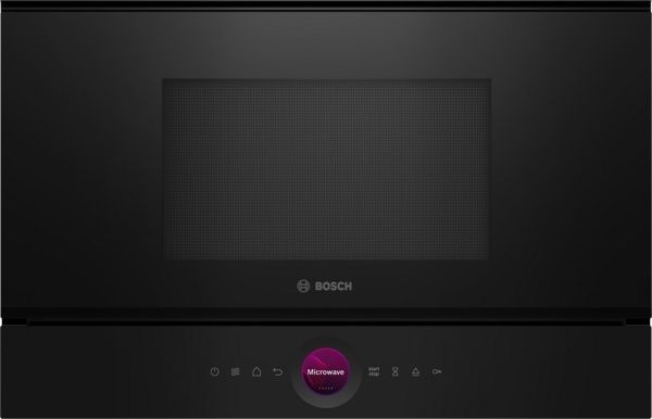 Buy BOSCH BFL7221B1B Series 8, Built In Microwave Oven, Black from £799.99