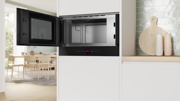 Buy BOSCH BFL7221B1B Series 8, Built In Microwave Oven, Black from £799.99