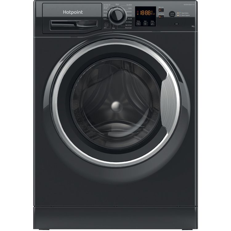 Buy HOTPOINT NSWF946BSUK 9kg 1400rpm Washing Machine BLACK from £329.99