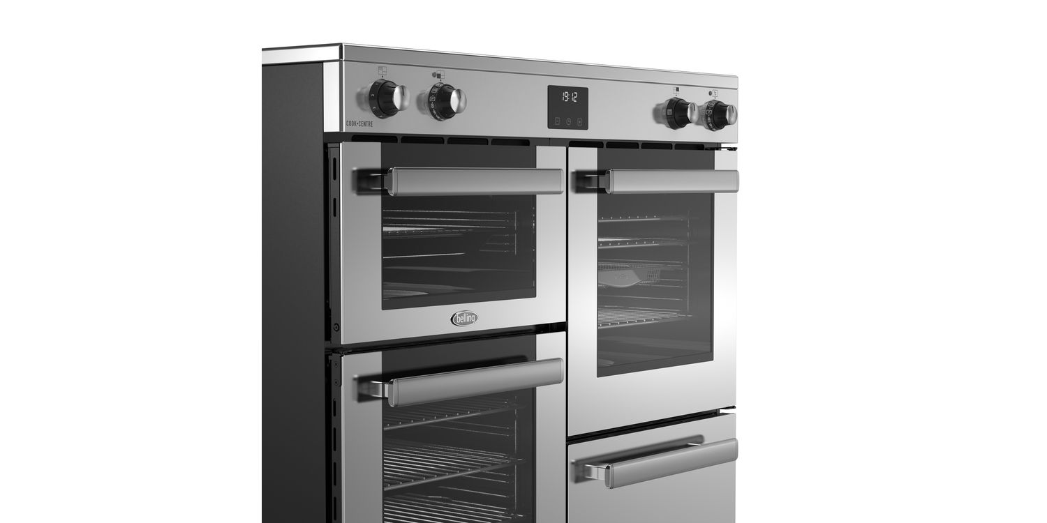 Buy BELLING 444411802 Cookcentre 100cm Electric Induction Range Cooker ...