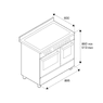 Buy Bertazzoni Professional 90cm Range Cooker Twin Oven EIectric ...