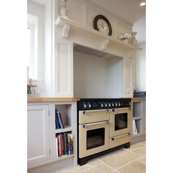 Buy RANGEMASTER KCH110ECCR/C Kitchener 110 Ceramic Cream with Chrome ...