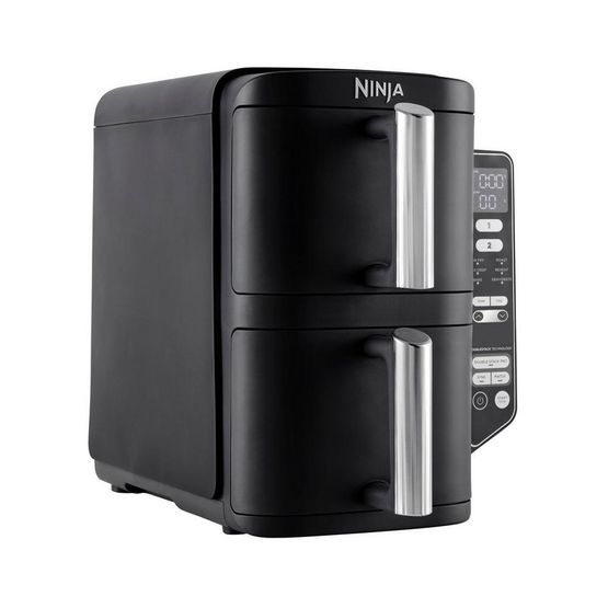 Buy NINJA SL300UK Double Stack 2 Drawer 7.6L Air Fryer Black from £229.99