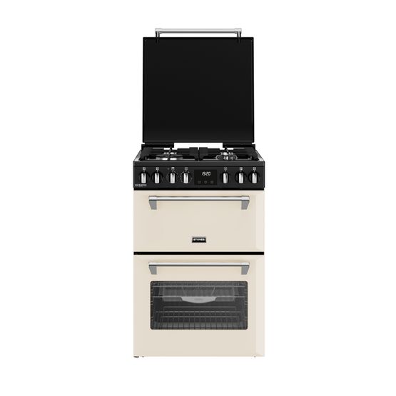 Buy STOVES 444411845 Richmond Deluxe 60cm Dual Fuel Cooker Cream lidded ...