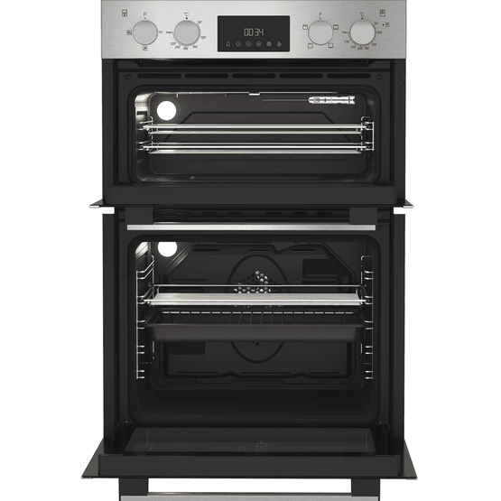 Buy HOTPOINT DIH10DIX 60cm Built-In Electric Double Oven - Inox from £ ...