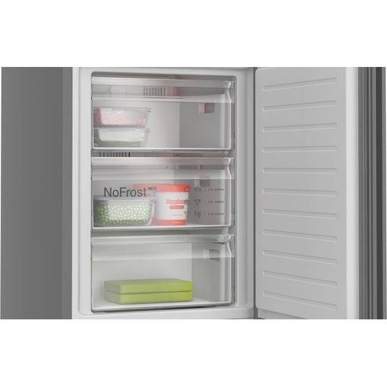 Buy BOSCH KGN39OCAFG Series 4 NoFrost 60cm Fridge Freezer - Cast Iron ...